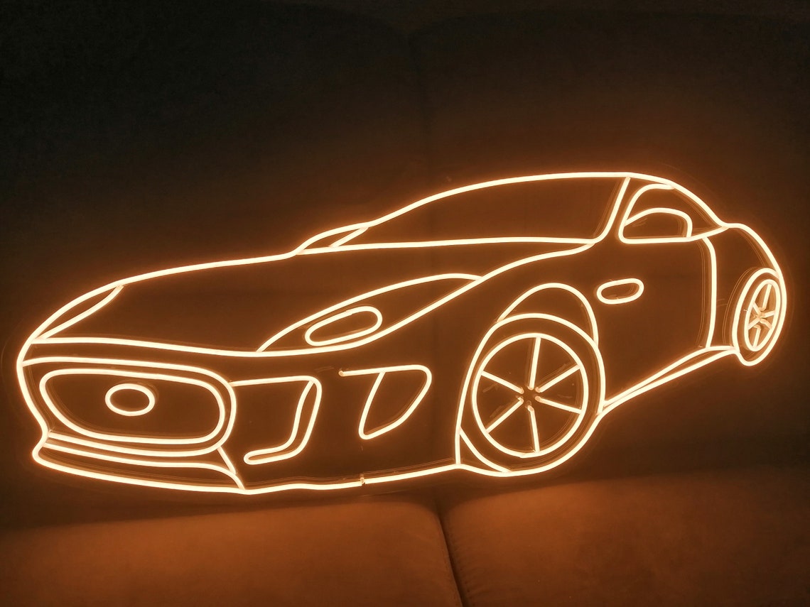 Car Neon Sign Led Neon Sign Custom Neon Signs Sport Car - Etsy