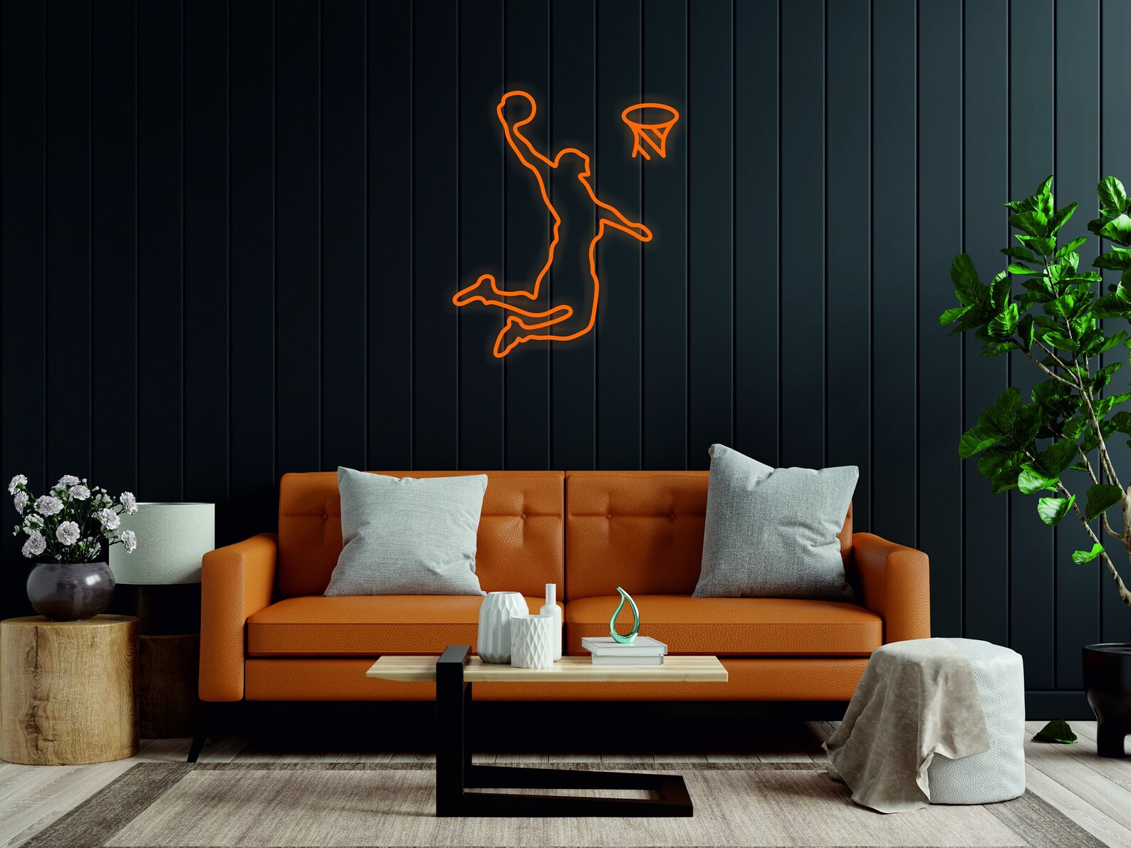 Air Jumpman Basketball Player Led Neon Lamp Basketball Neon - Etsy