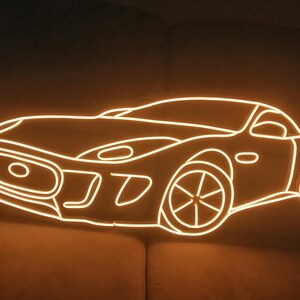 Car Neon Sign Led Neon Sign Custom Neon Signs Sport Car | Etsy