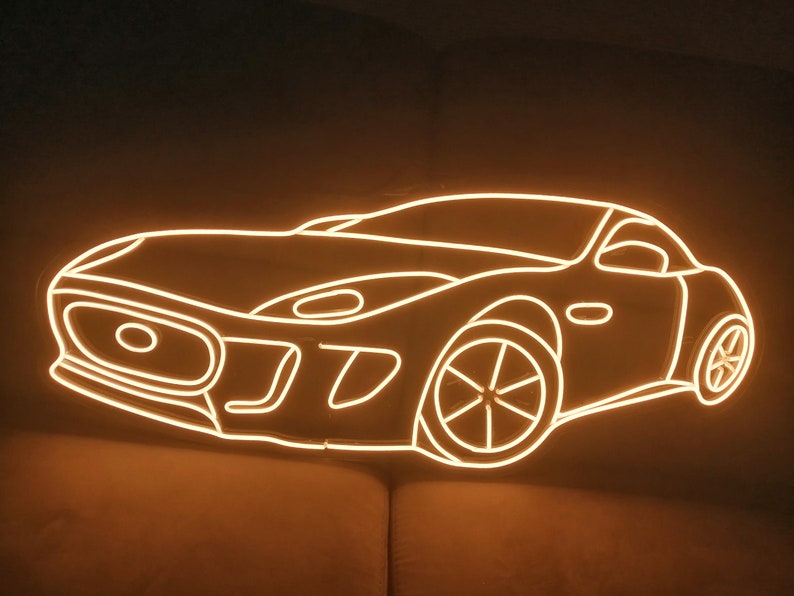 Car Neon Sign Led Neon Sign Custom Neon Signs Sport Car | Etsy