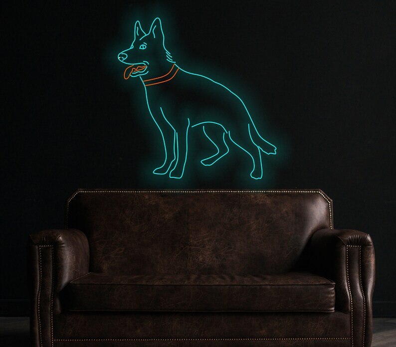 Dog German Shepherd Neon Sign, Police Dog Neon Sign, GSD Neon Sign ...