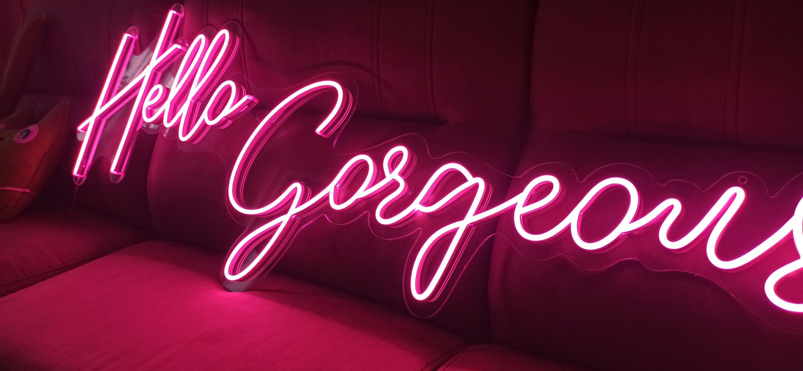 Hello Gorgeous Neon Sign Wedding Neon Sign Bridal Shower - Etsy