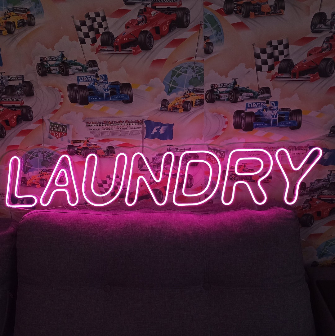 Neon Sign Laundry, Inscription Laundry Led Light, Neon Sign for Laundry ...