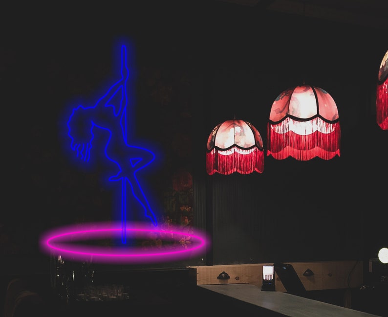 Pole Dance Neon Sign Club Neon Sign Nightclubs and Bars - Etsy