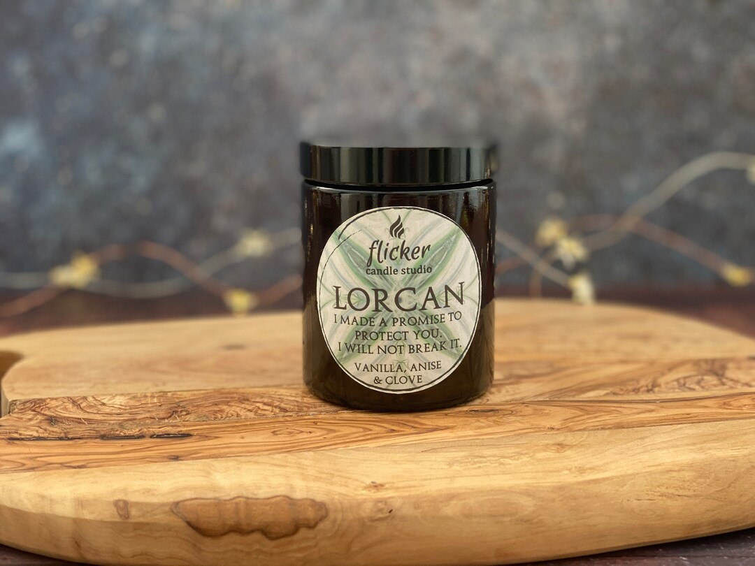 Lorcan | Officially Throne of Glass Sarah J Maas Soy Wax Candle - Etsy