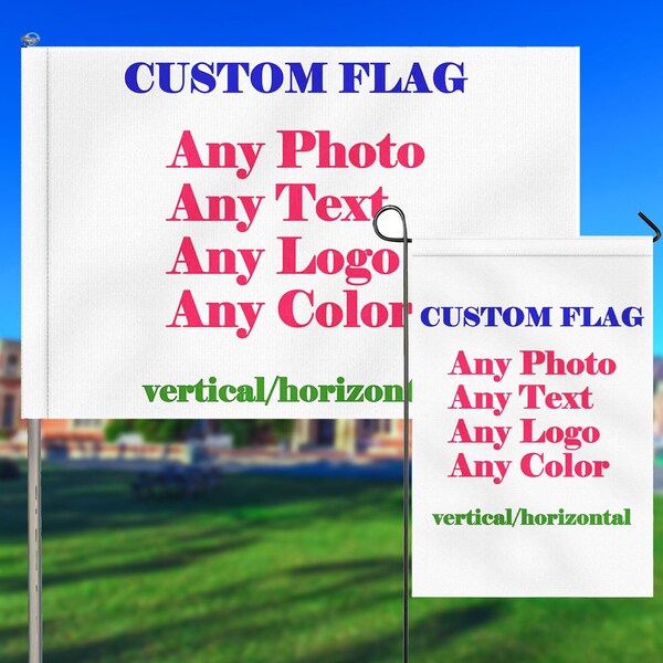 Custom Flag 3x5 Double Sided - Etsy