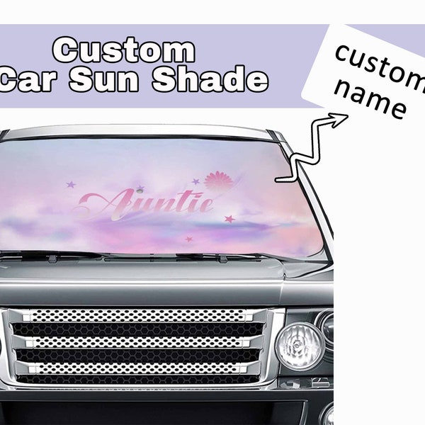 Custom Windshield Sun Shade - Etsy