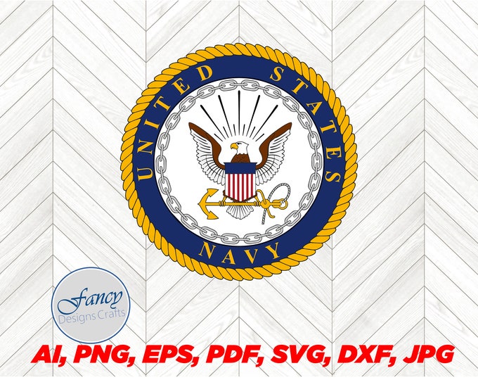 U.S. Navy Vector, Ai, Png, Pdf, Jpg and Other Formats - Etsy
