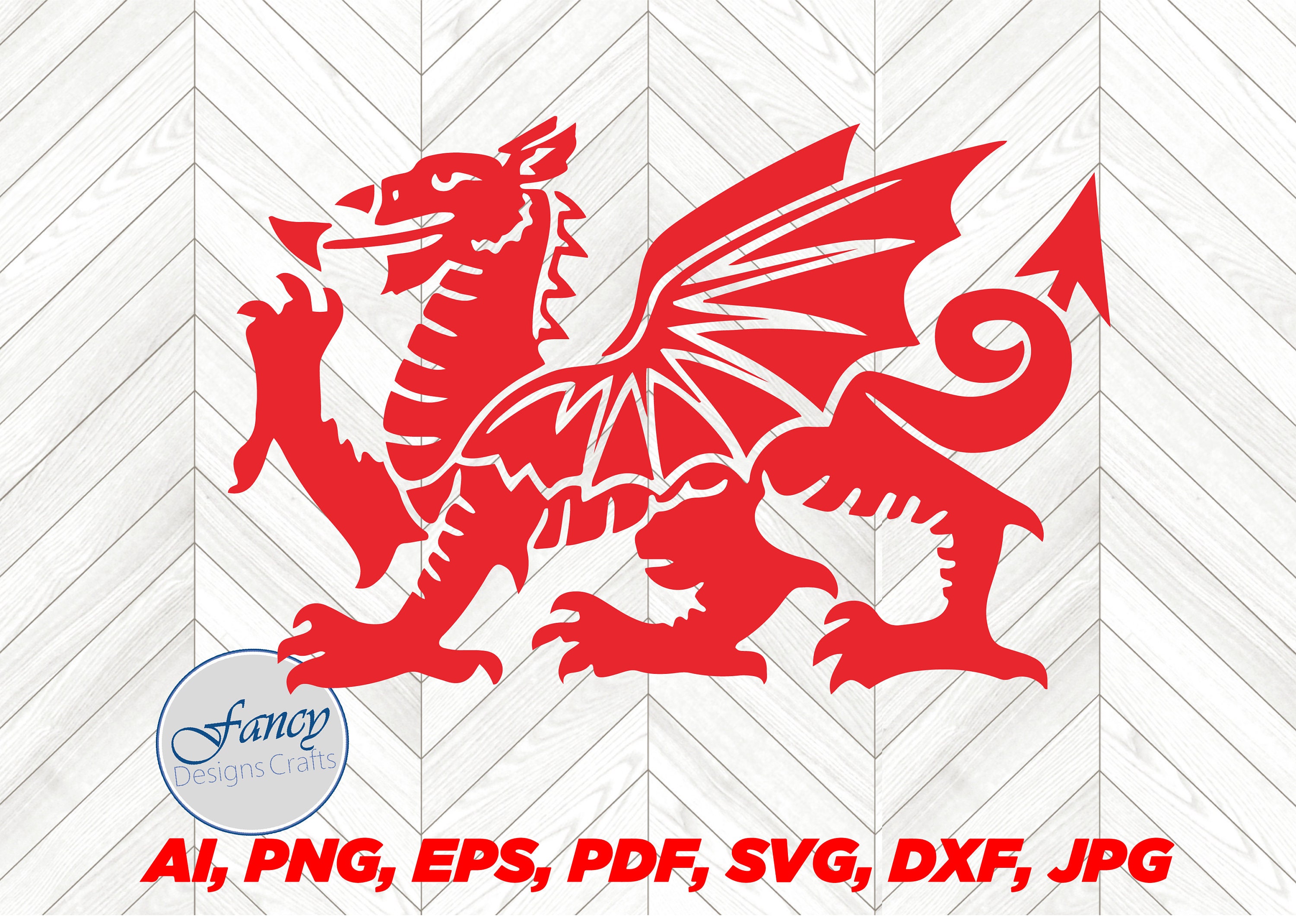 Welsh Dragon Svg Dragon Vector Ai Welsh Dragon Png Pdf - Etsy Australia