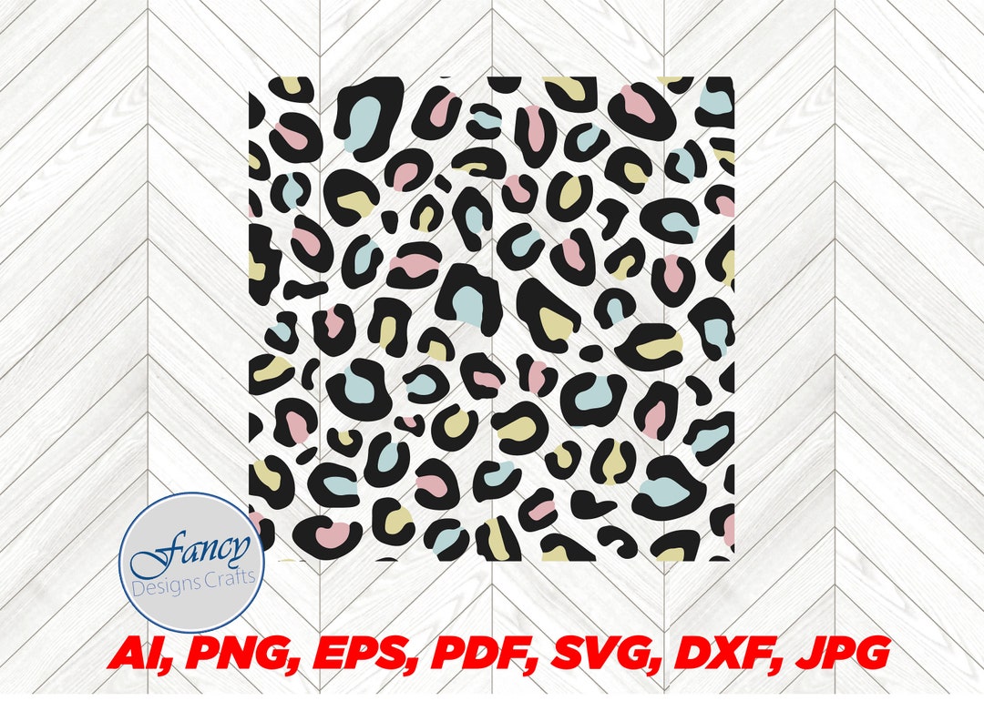 Leopard Svg Pattern, Cheetah Print Svg, Vector, Ai, Png, Pdf, Jpg and ...