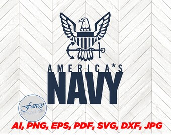 U.S. Navy Vector Ai Png Pdf Jpg and Other Formats | Etsy