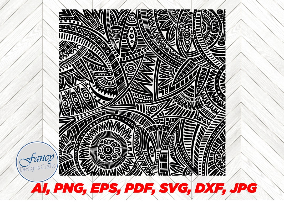 Tribal Pattern Svg Pattern, Tribal Print Svg, Vector, Ai, Png, Pdf, Jpg ...