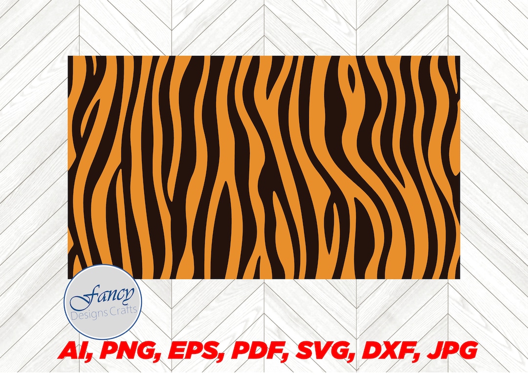 Tiger Svg Pattern, Tiger Print Svg, Vector, Ai, Png, Pdf, Jpg and Other ...