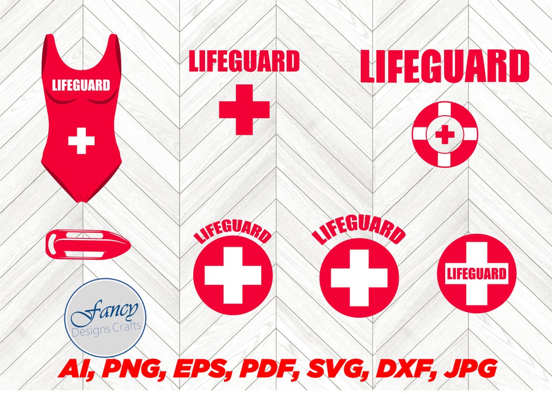 Lifeguard Vector, Ai, Ocean Rescue Png, Pdf, Jpg and Other Formats - Etsy