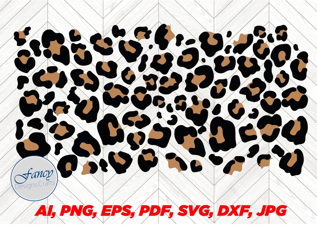 Leopard Svg Pattern, Cheetah Print Svg, Vector, Ai, Png, Pdf, Jpg and ...
