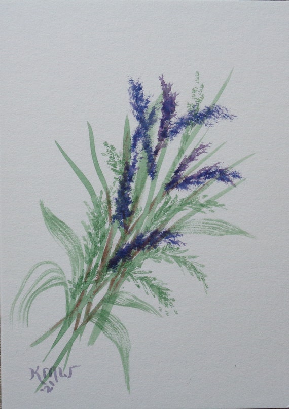 Simple Delicate Bouquet Summer Lavender Pretty Lavender - Etsy