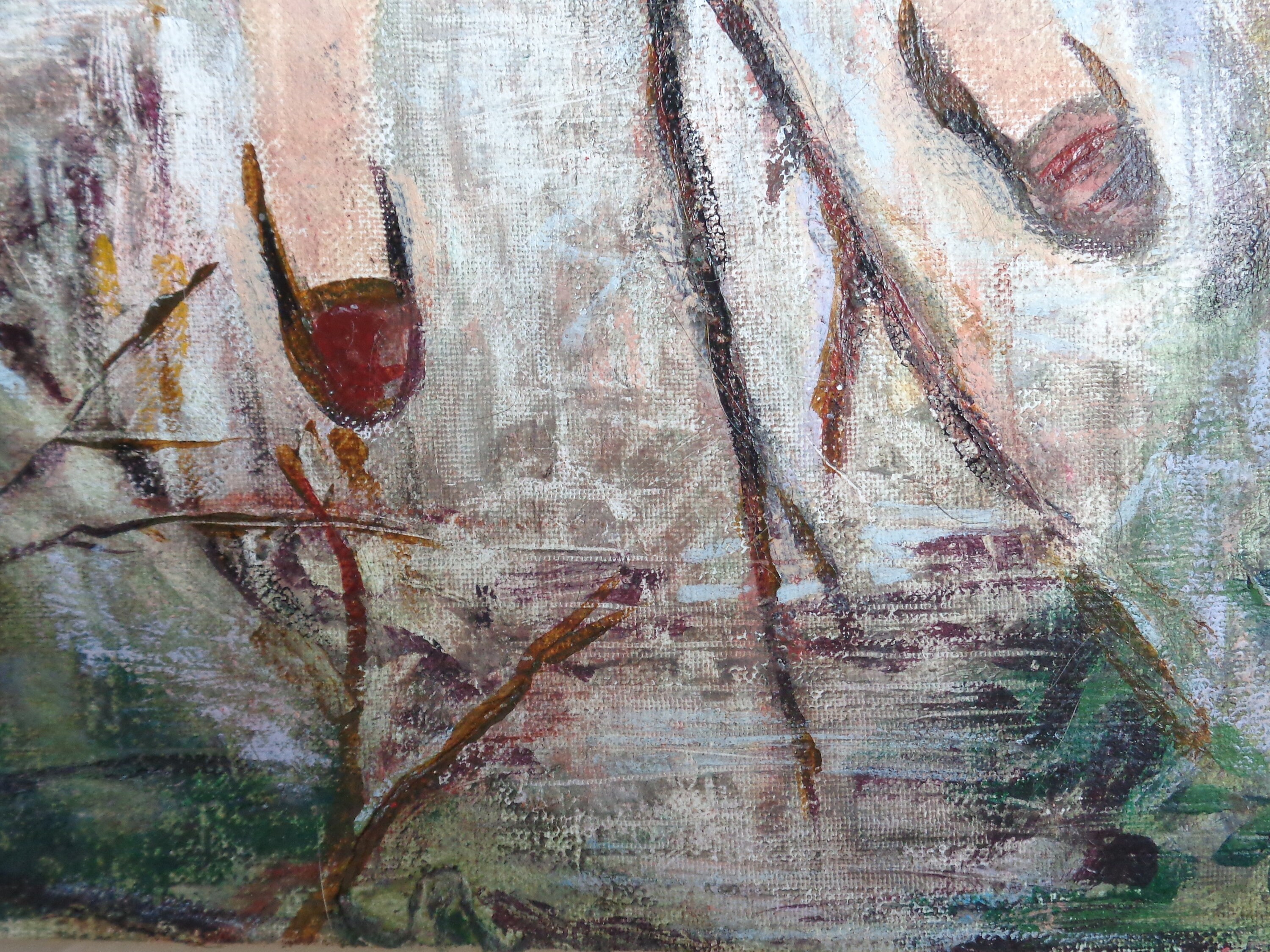 Painting of Boy Fishing on Catskill Creek, Baskette Brook Fly Fishing ...