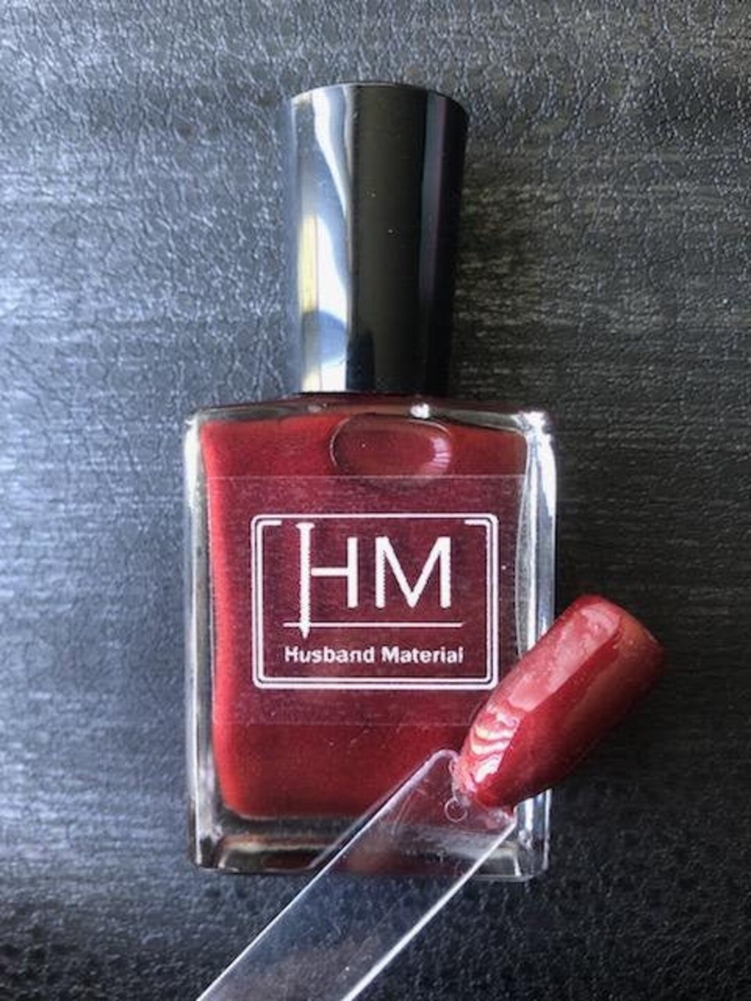 Merlot - Homemade Solid Dark Red Nail Polish - VEGAN - Etsy