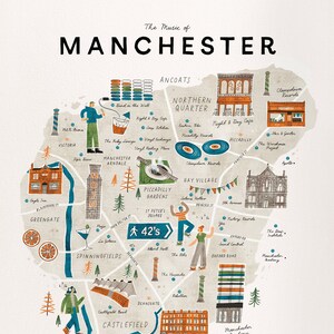 Music of Manchester 30 Iconic Music Venues of Manchester. | Etsy