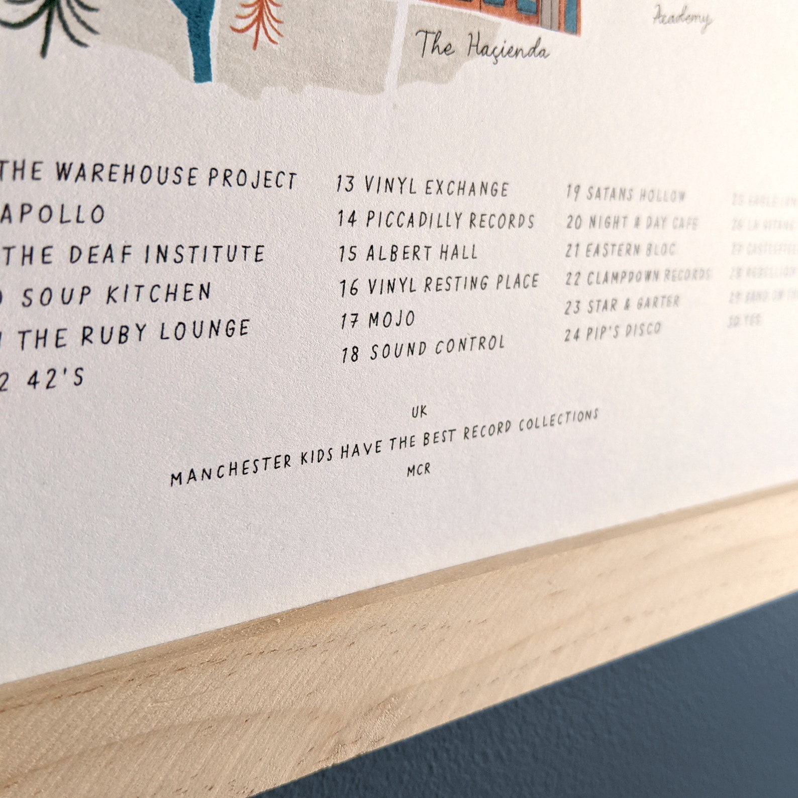 Music of Manchester 30 Iconic Music Venues of Manchester. | Etsy