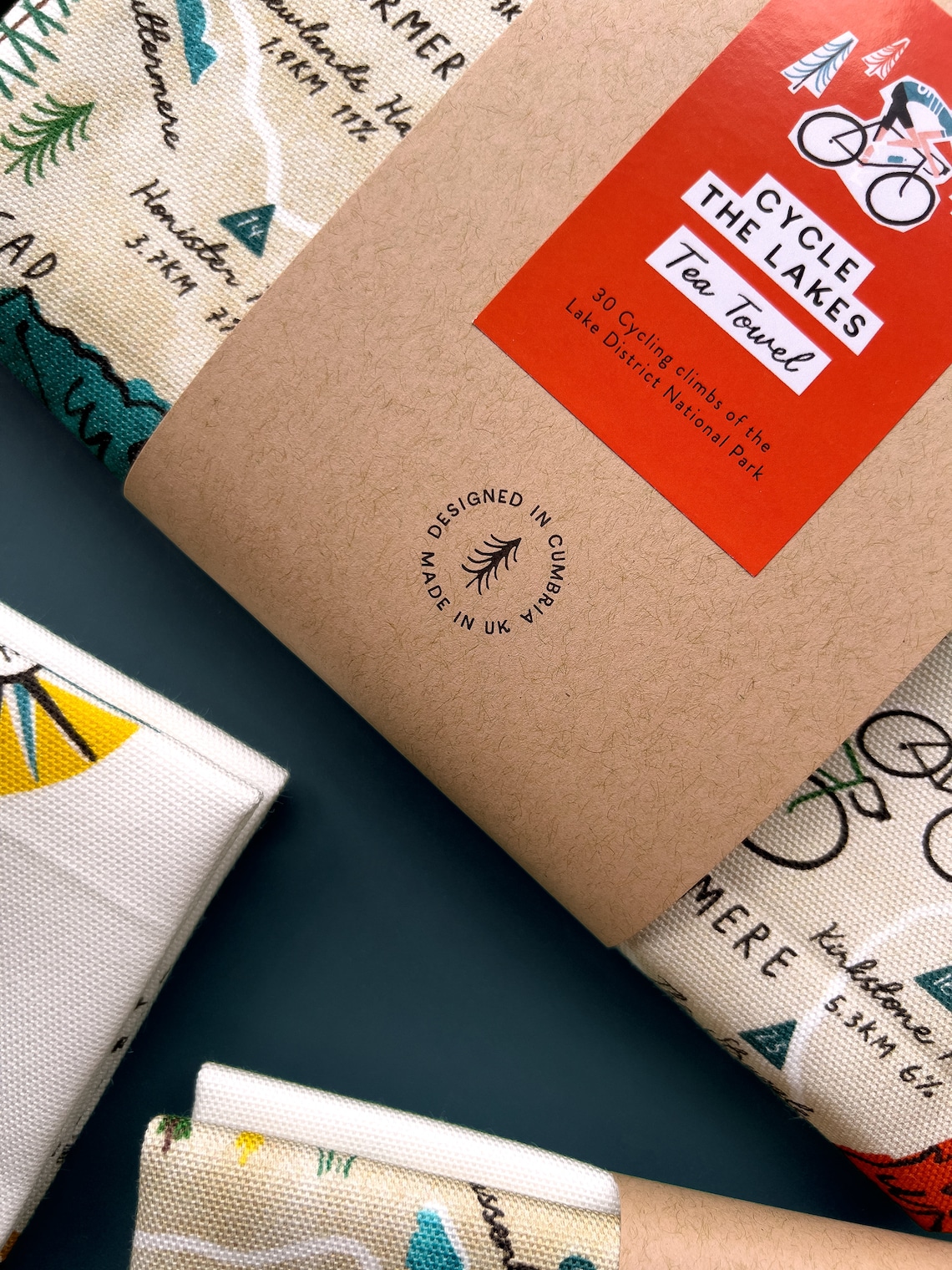 Wainwright Fells Tea Towel 214 Wainwright Fells of the Lake - Etsy UK