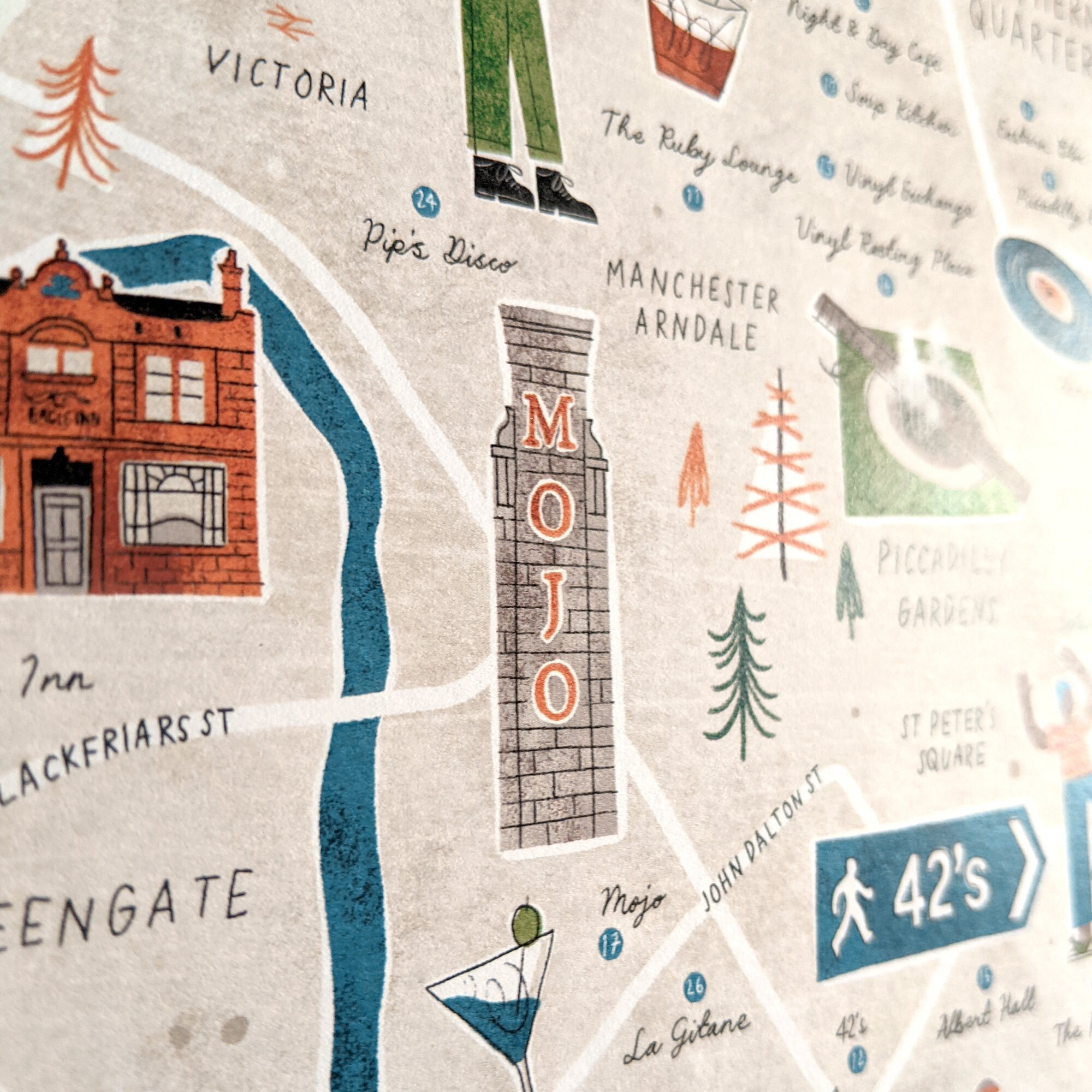 Music of Manchester 30 Iconic Music Venues of Manchester. | Etsy