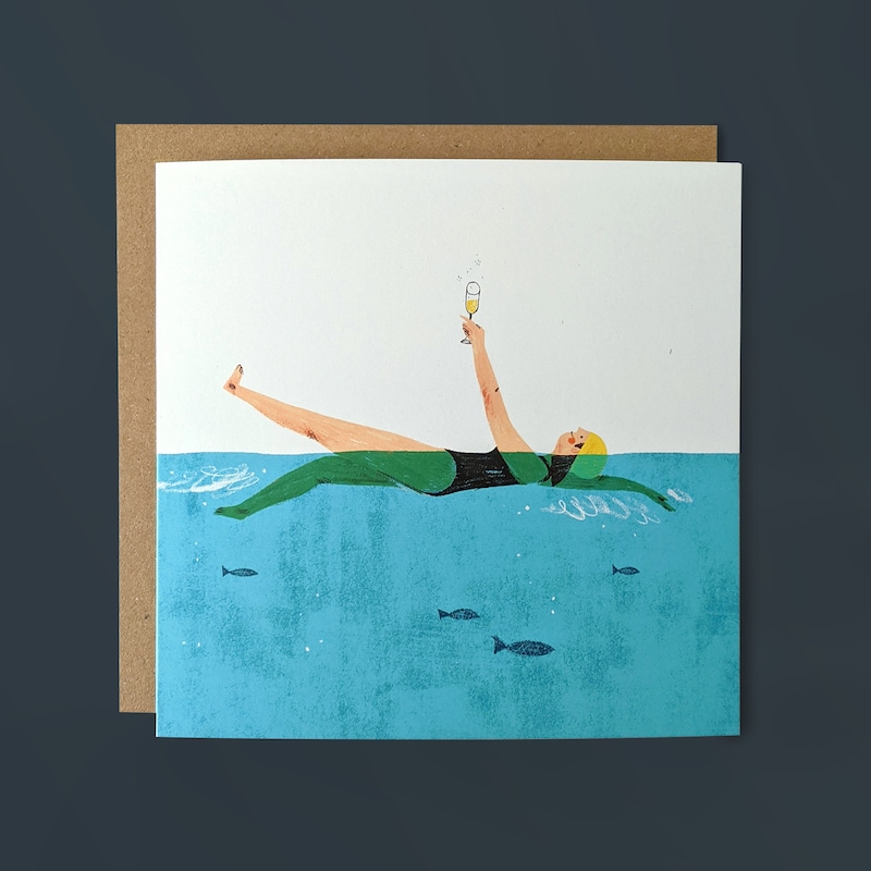Swimming Congratulations - Etsy UK