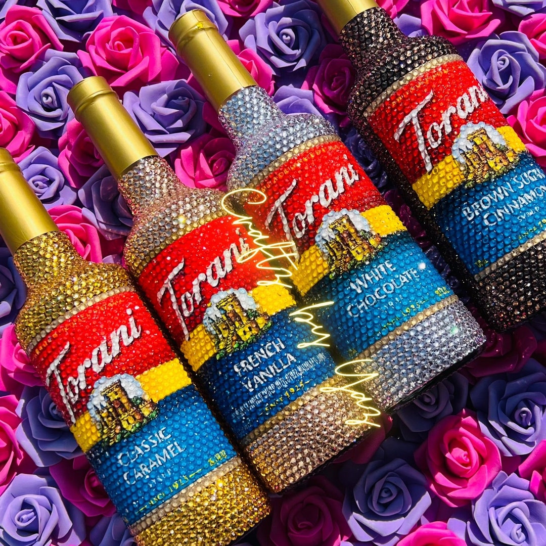 Bedazzled Coffee Syrup, Bling Torani Bottle, Coffee Lovers Dream ...