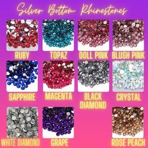 5mm/ss20 AB Jelly Rhinestone 1300 Pcs , Transparent Rhinestones, Bling ...
