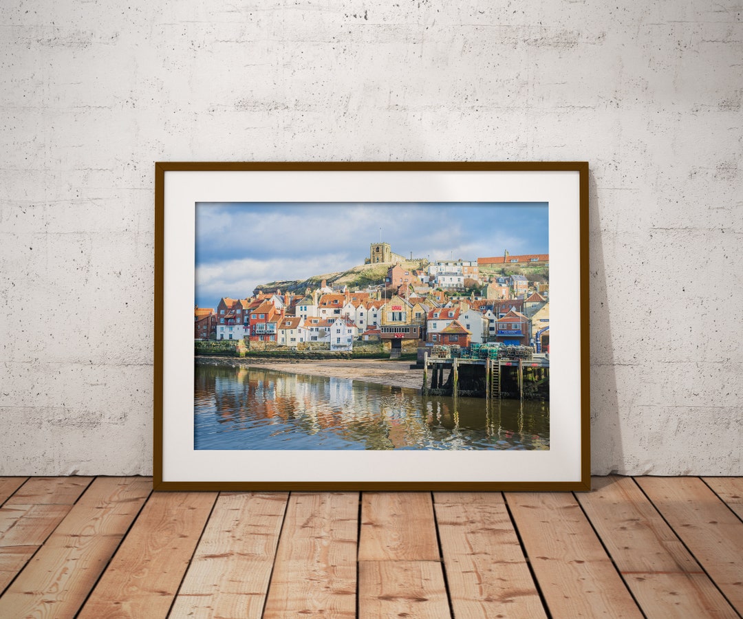 Landscape Photograph of Whitby Harbour Landscape Print - Etsy España