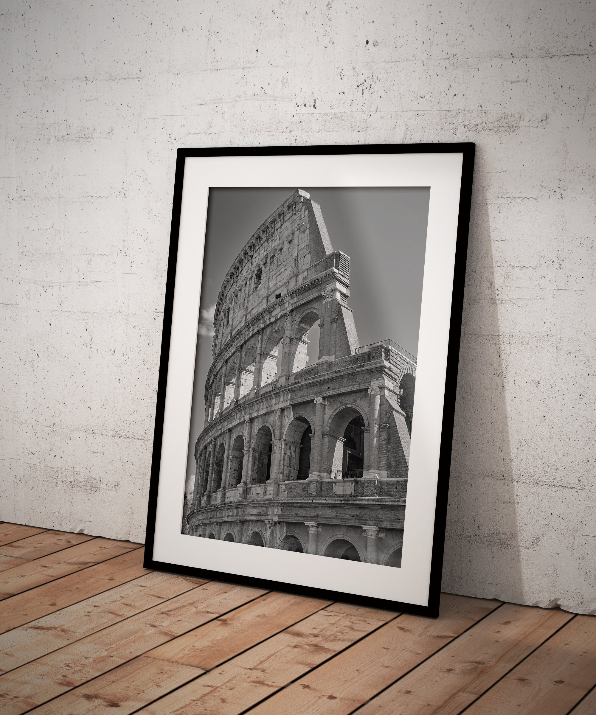 Rome Print Black and White Collection Colosseum Print Trevi Fountain ...
