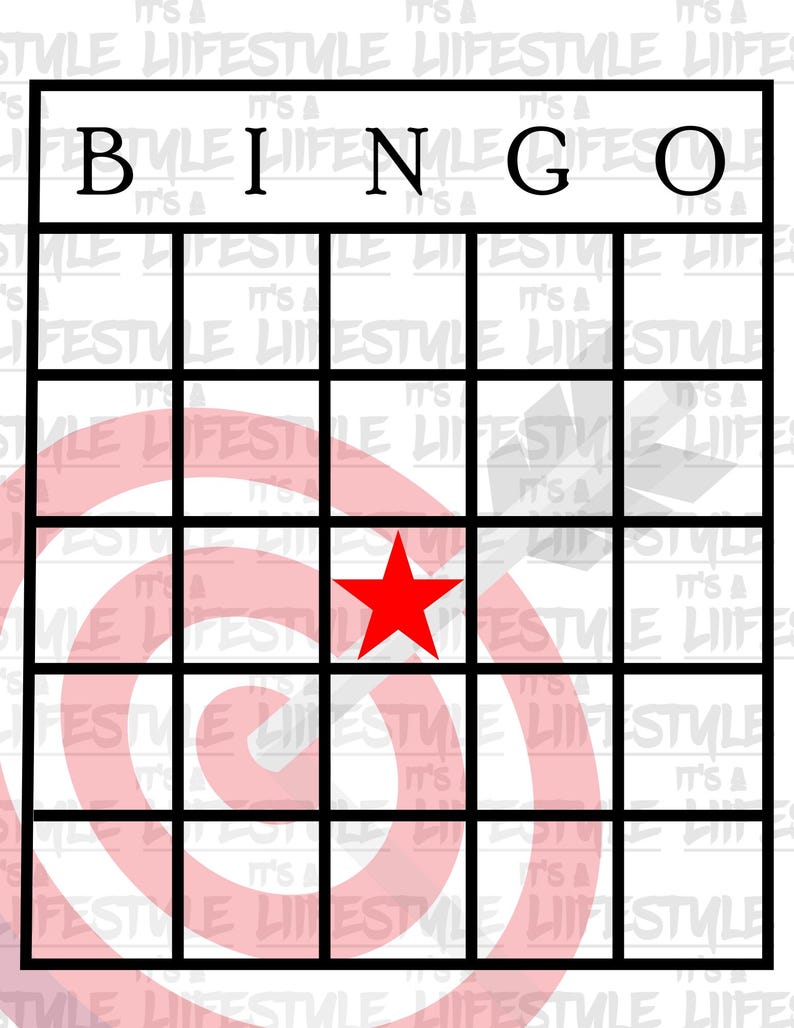 BINGO CARDS - BLANK | Printable Bingo Game Customizable for Fun With ...