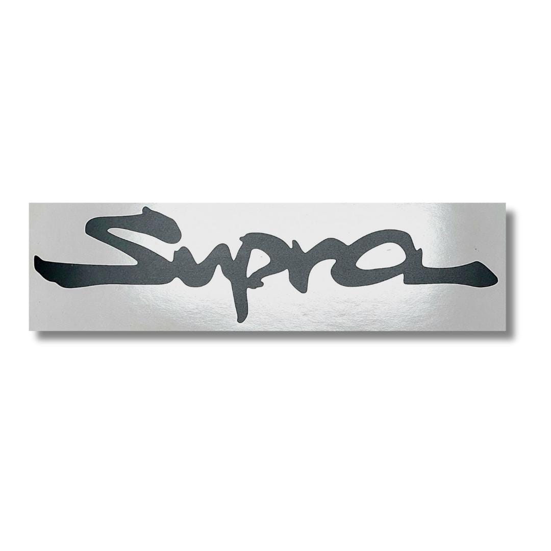 SUPRA | Adhesive Vinyl Decal Sticker for Automotive Vehicle, Automobile ...