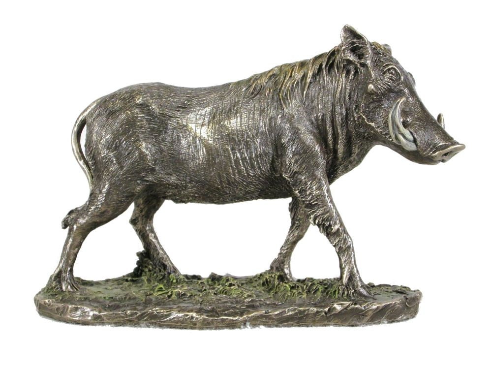 Warthog Walking Sculpture Decor - Etsy