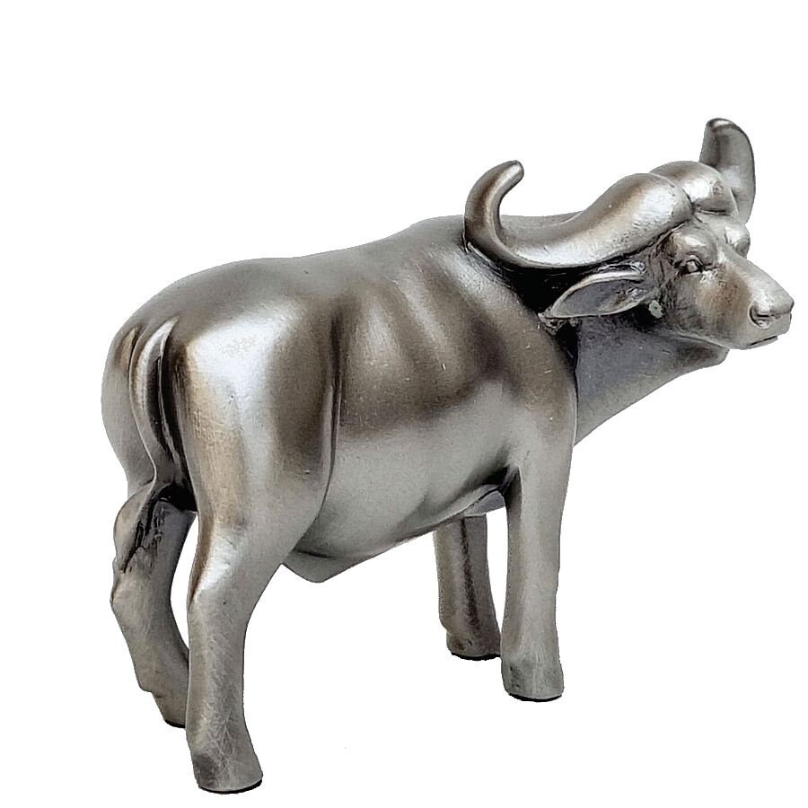 Buffalo Pewter Sculpture - Etsy