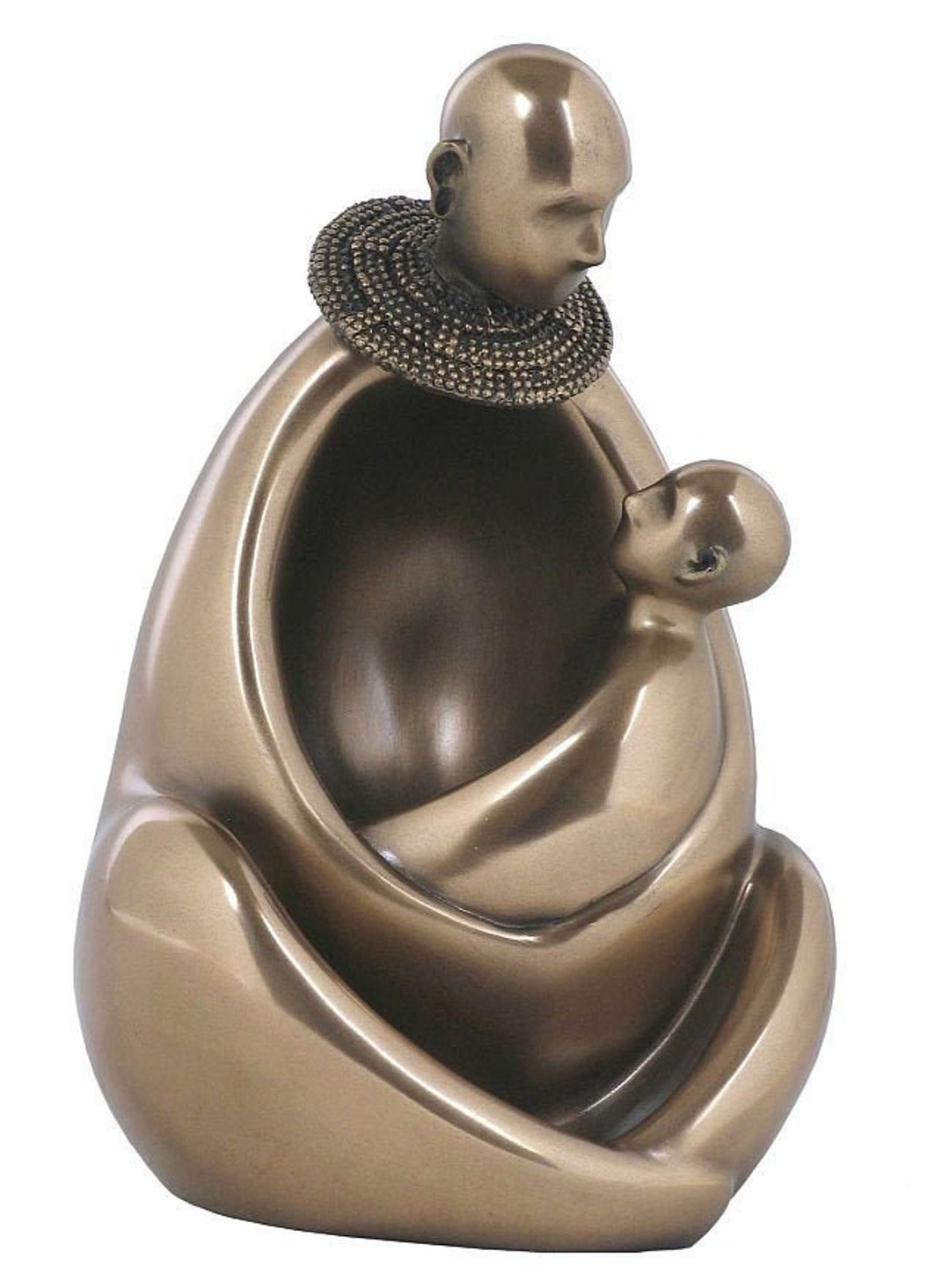 Abstract Sculpture of Mother and Baby - Etsy
