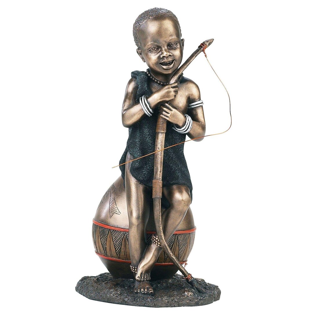Cold-cast Bronze Sculpture, Brave Maasai Warrior. - Etsy