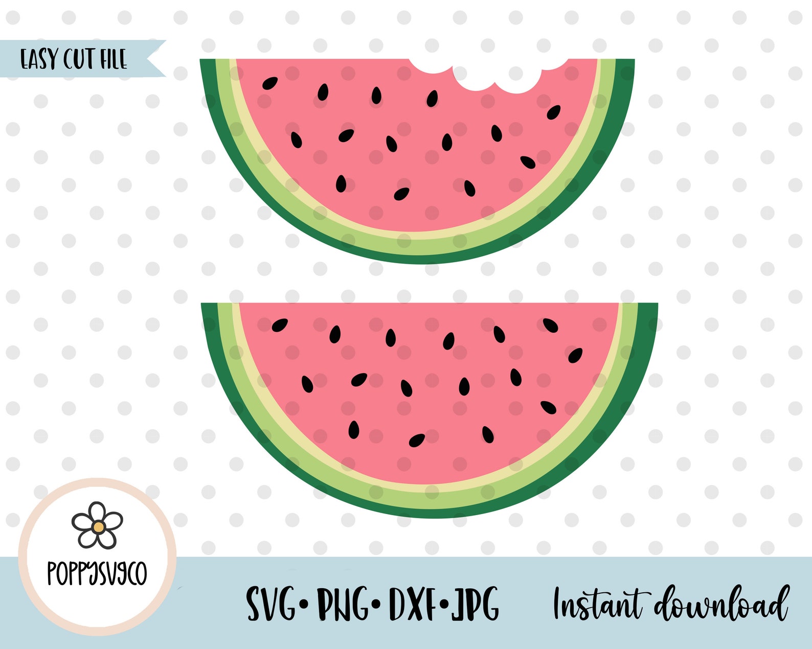 7pcs Watermelon Cut File Watermelon Svg Watermelon Png One - Etsy