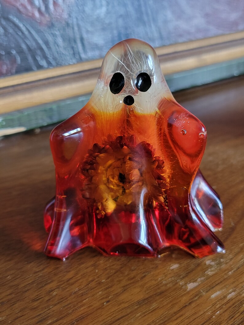 Halloween Ghost Resin Creepy Spooky Fall - Etsy