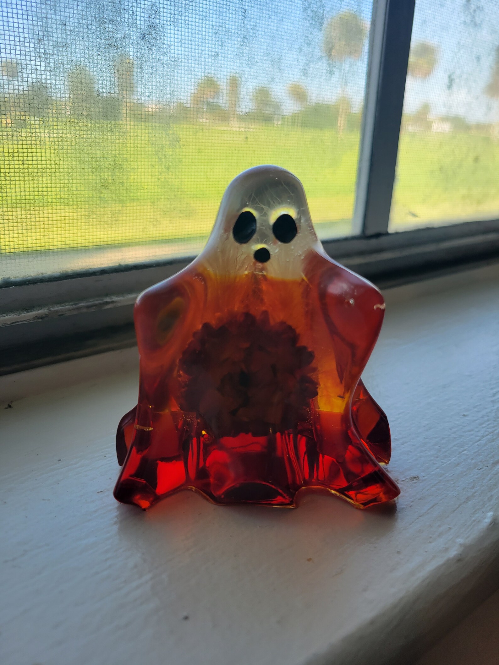 Halloween Ghost Resin Creepy Spooky Fall - Etsy