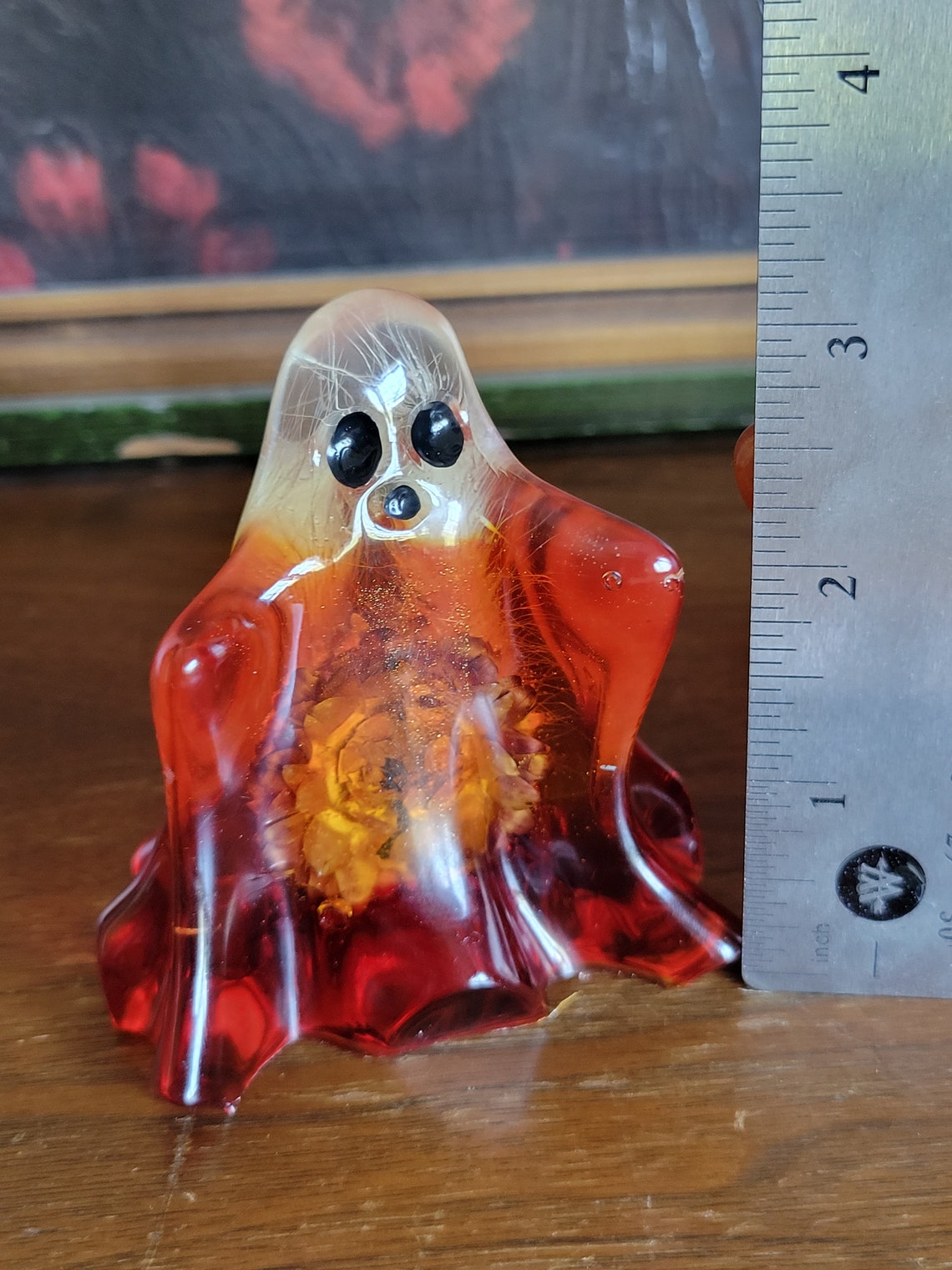 Halloween Ghost Resin Creepy Spooky Fall - Etsy