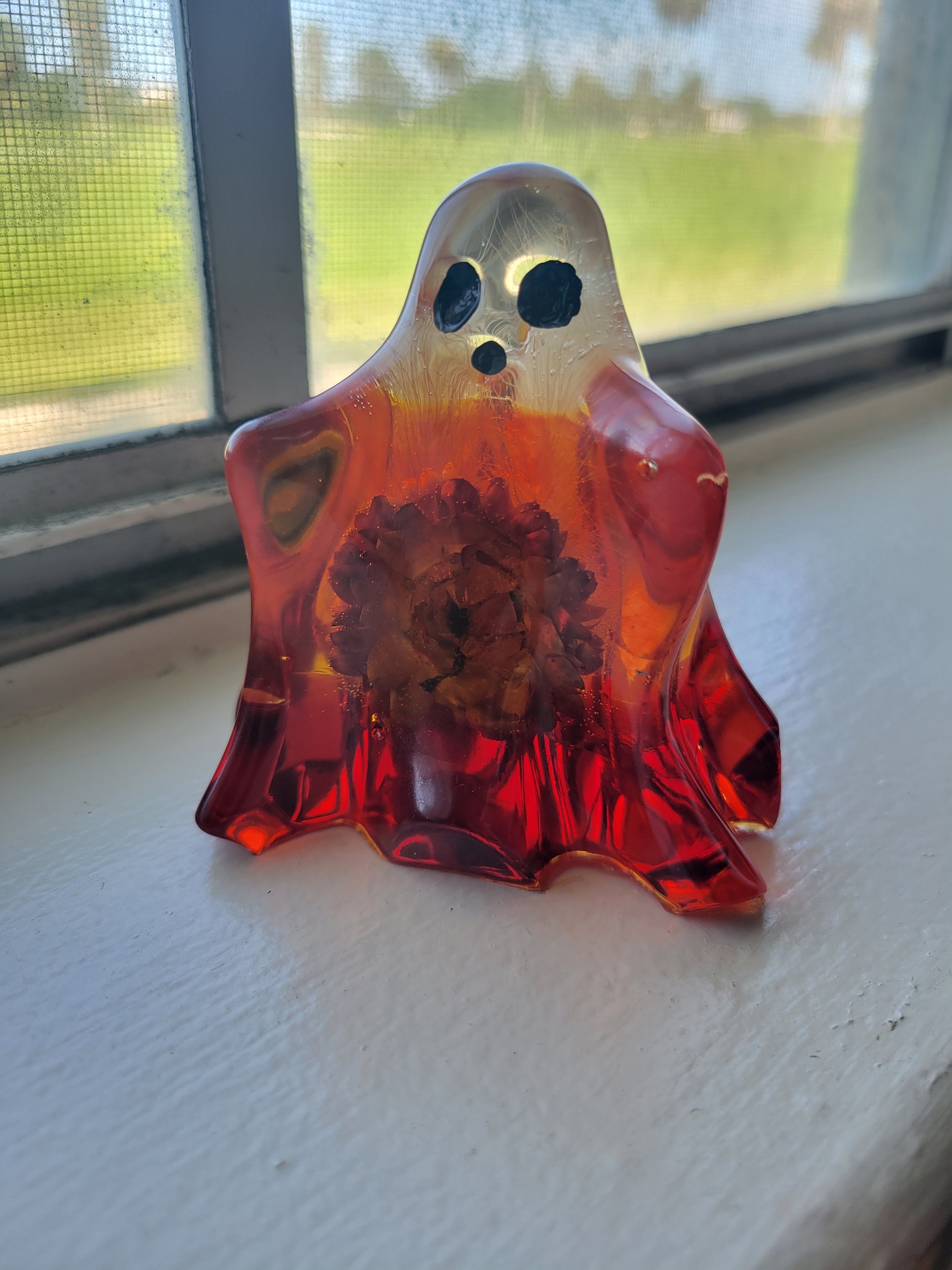 Halloween Ghost Resin Creepy Spooky Fall - Etsy