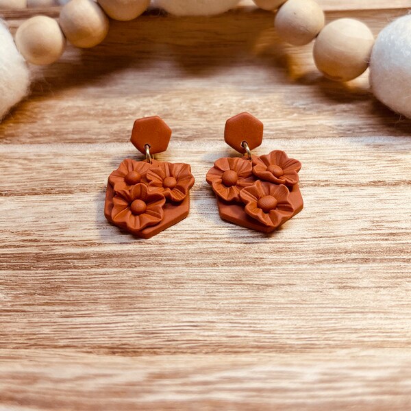 Rust Earrings - Etsy
