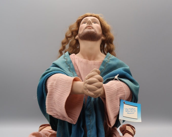 Rare Hand Painted Jesus Christ Porcelain Doll Titus Tomesco Collection ...