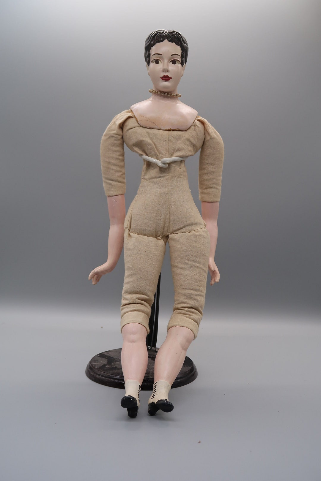 Porcelain Hand Painted Doll Collectible Doll Vintage Doll Preloved ...