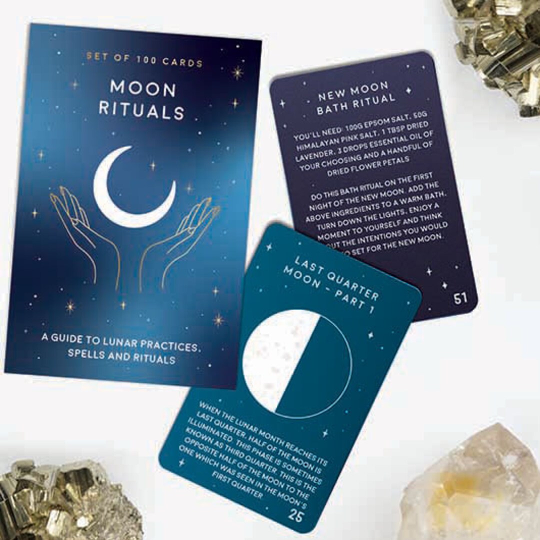 Moon Rituals Card Pack - Etsy