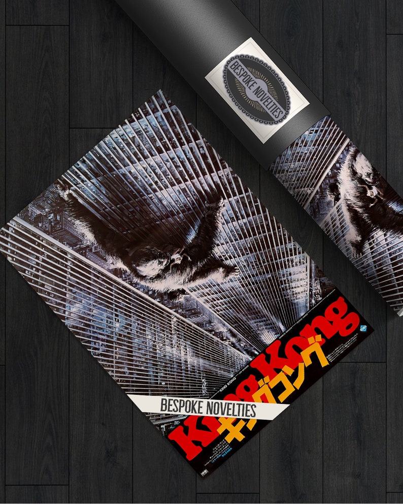 King Kong: Vintage Japanese Movie Poster 1976 - Etsy