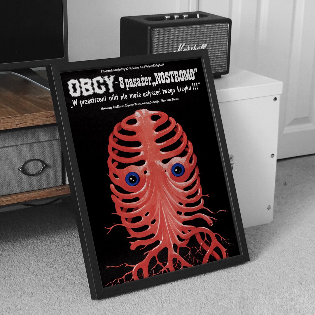 Polish Alien Movie Poster, 1979 Ridley Scott's Iconic Sci-fi Horror - Etsy