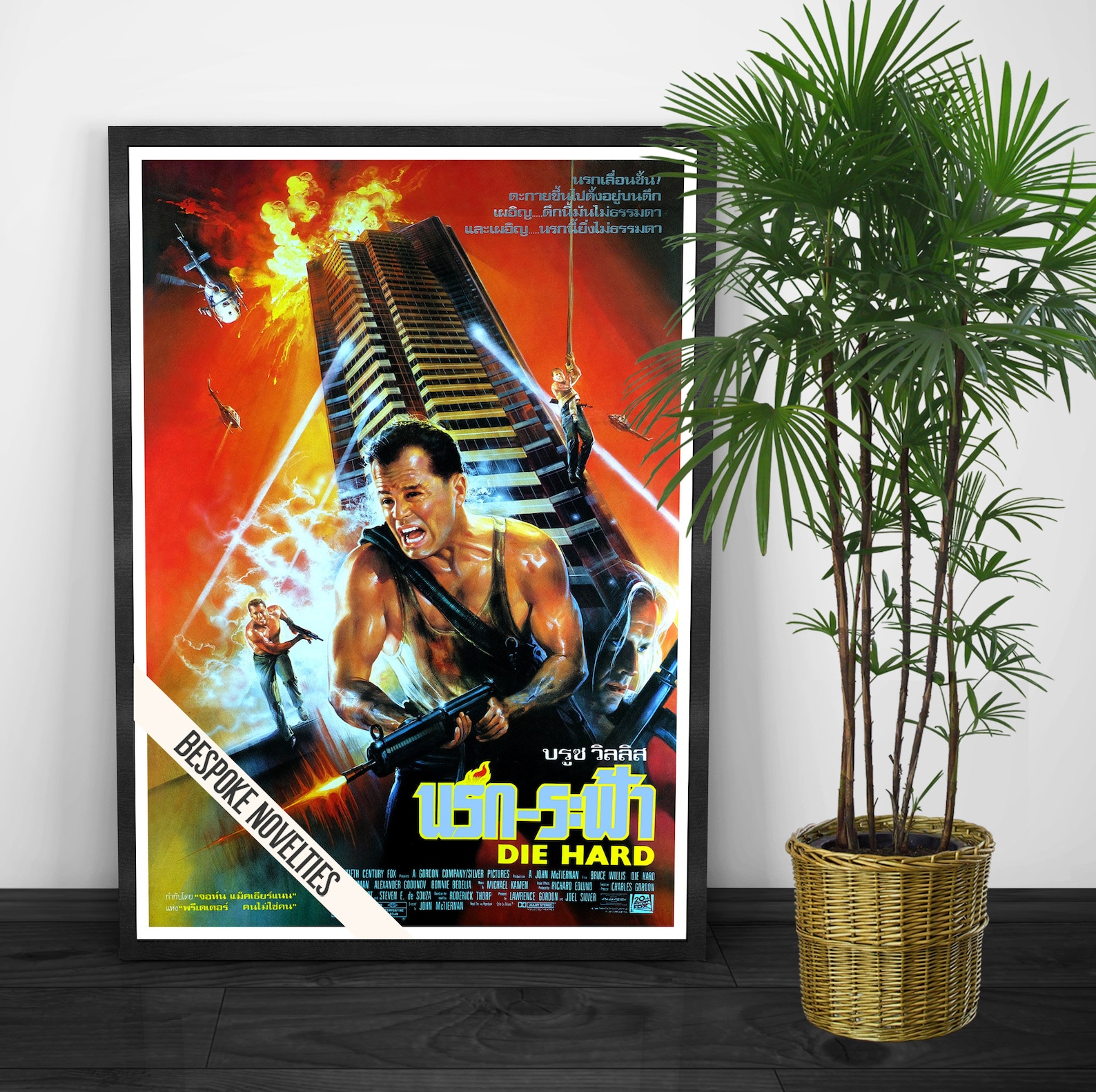 Die Hard Movie Poster Thai Movie Poster, Film Poster, Gifts for Him ...