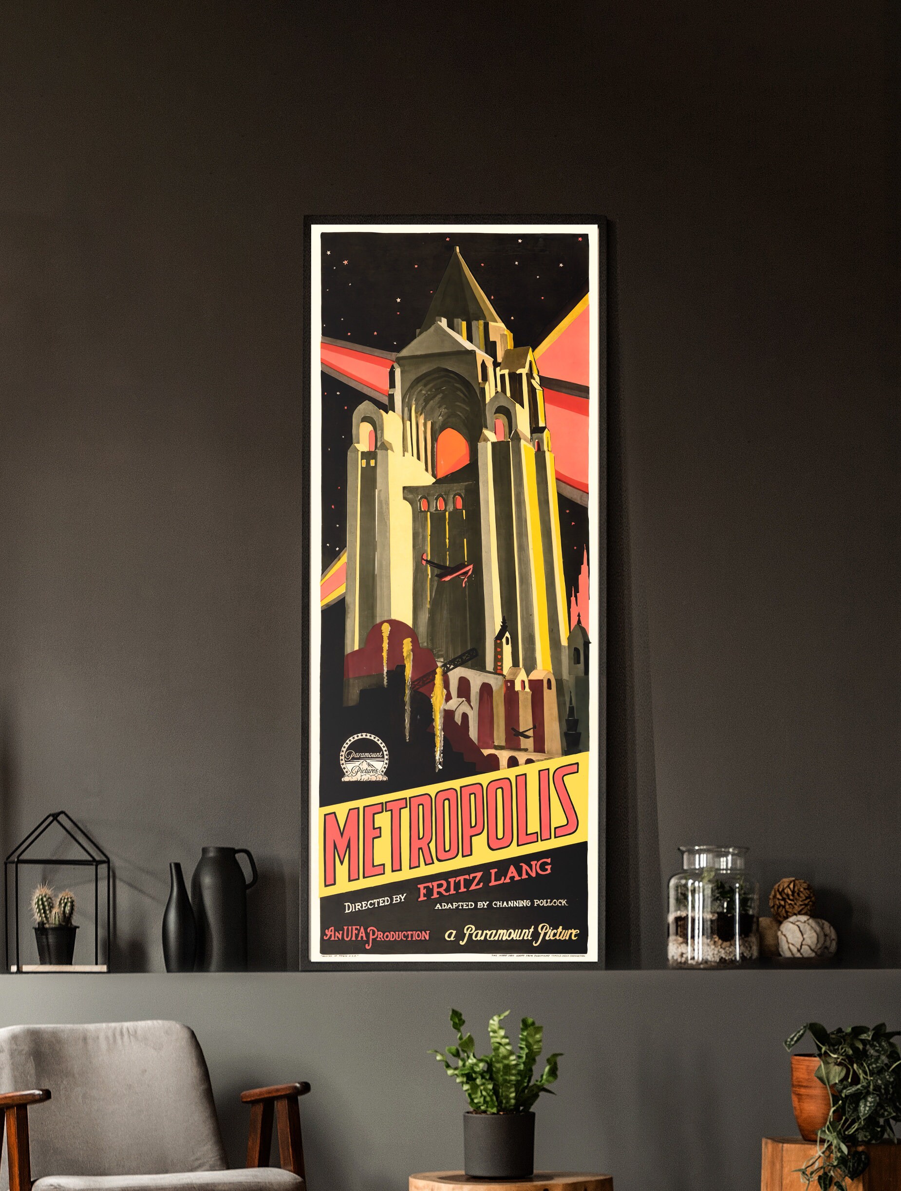 Metropolis 1927 Insert Movie Poster, Step Into the Dystopian Future - Etsy